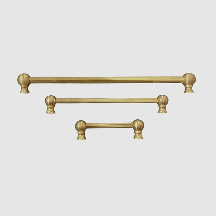 Ribbed Large Classic Ball Drawer Pulls - QUICK SHIP– Pepe & Carols