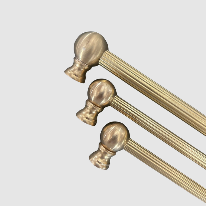 Ribbed Large Classic Ball Drawer Pulls - QUICK SHIP– Pepe & Carols