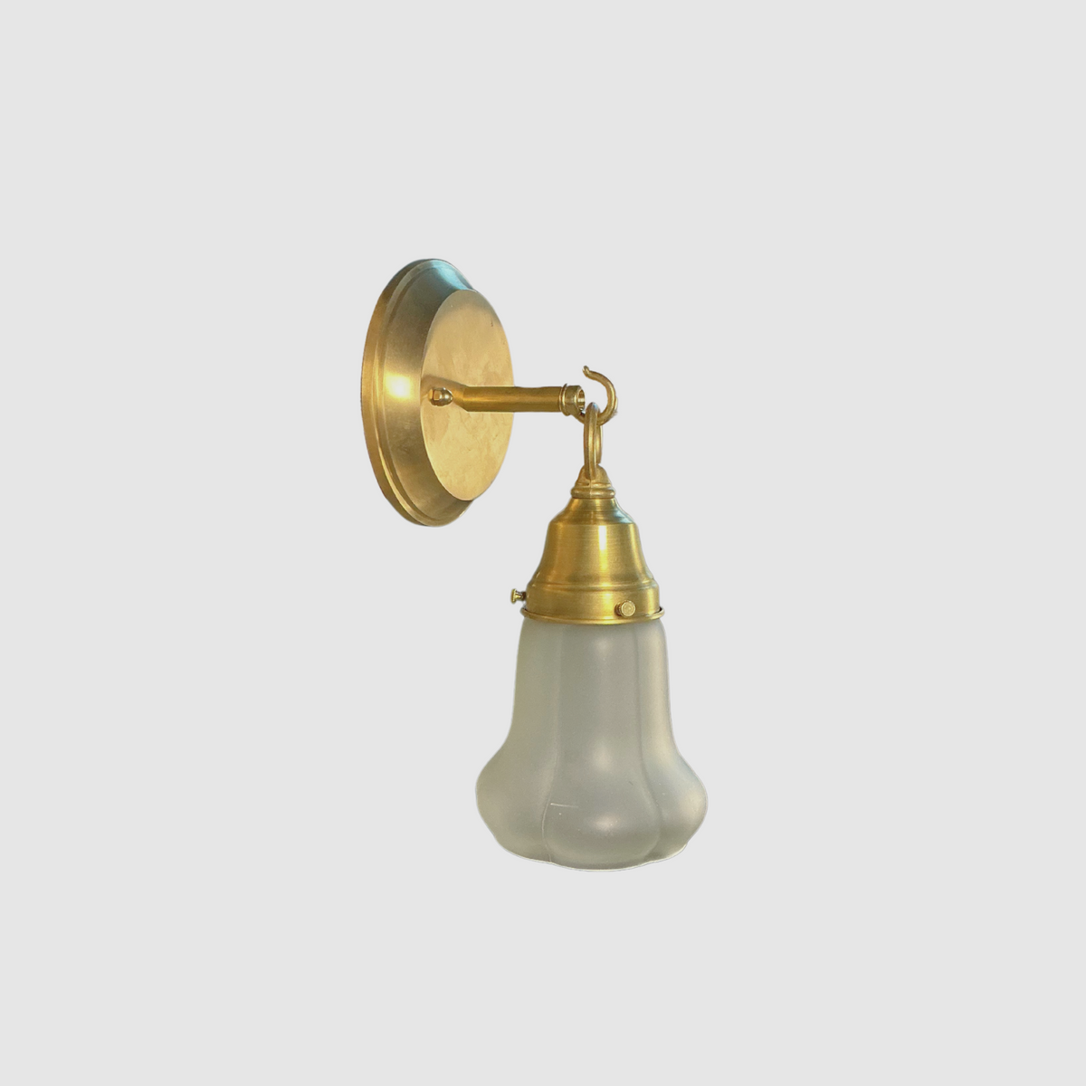 Antique Frosted Bell Wall Sconce– Pepe & Carols