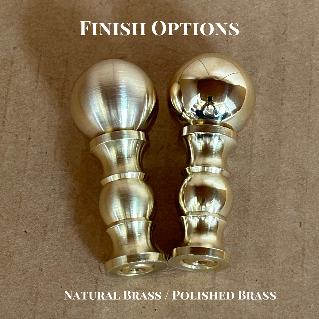 Brass Spindle Gallery Shelf Rail– Pepe & Carols