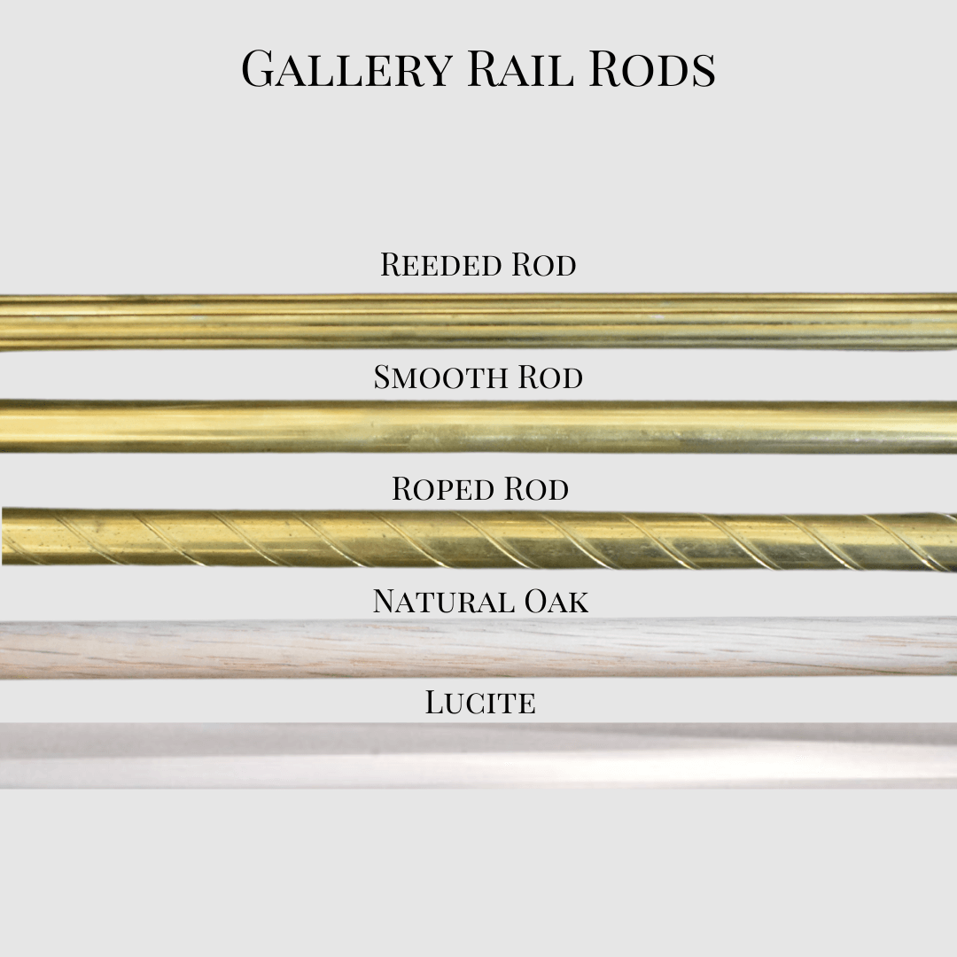 Gallery Rail Shelf Rod - Upgrade Options– Pepe & Carols