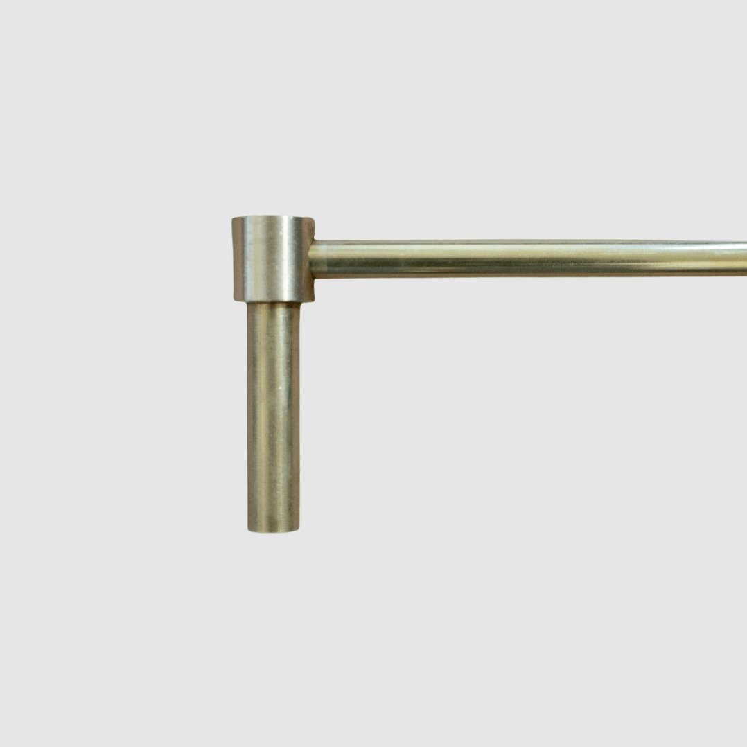 Modern Brass Gallery Shelf Rail– Pepe & Carols