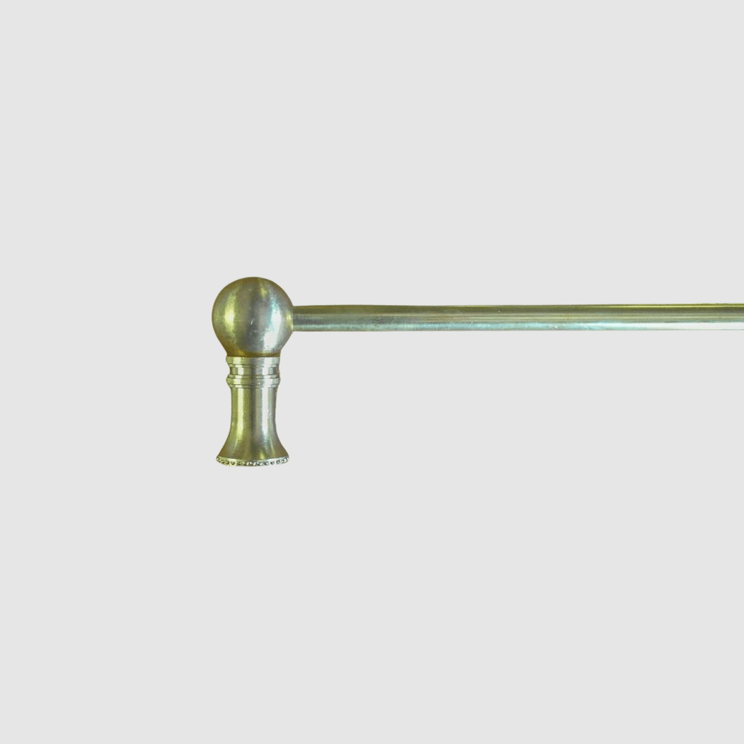 Beaded Brass Gallery Shelf Rail– Pepe & Carols