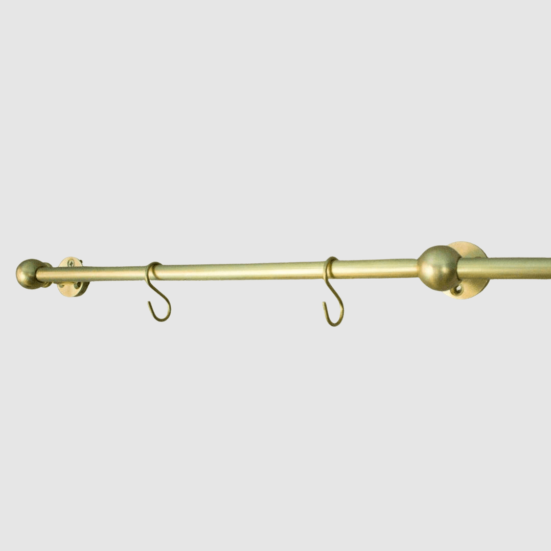 Brass Kitchen Rail– Pepe & Carols