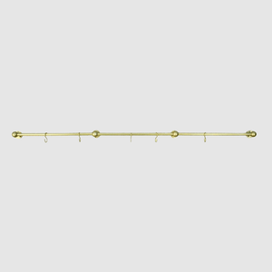 Brass Kitchen Rail– Pepe & Carols